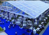 China Clear Top Wedding Marquee Tents 3-40m Span Width Customizable Length for Outdoor Events for sale