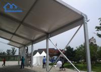China Party Marquee Tent 850g PVC Fabric Clear Span Aluminum Frame 20 Year Lifespan for sale