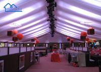 China Customized Color Marquee Canopy Tent 6m to 50m Span Aluminum Frame Wedding Event Tent for sale