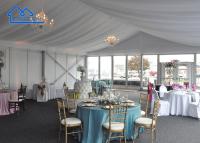 China Aluminum Frame Glass Wall Tent UV Proof 3m Sidewall Party Wedding Trade Show Marquee for sale