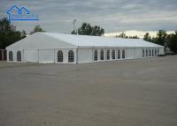 China Aluminum Alloy PVC Clear Roof Marquee Wedding Tent 3m to 40m Span Customizable for sale