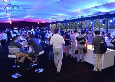 China Customized Color Marquee Canopy Tent 6m to 50m Span Aluminum Frame Wedding Event Tent for sale