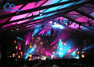 China Aluminum Alloy PVC Clear Roof Marquee Wedding Tent 3m to 40m Span Customizable for sale