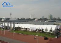China Aluminum PVC Clear Span Warehouse Storage Tent 3m to 50m Width Custom Length for sale