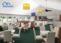 China Custom Aluminum Alloy Frame Trade Show Tent 6m to 50m Span Waterproof PVC for sale