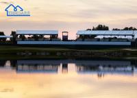 China Aluminum Frame Large Marquee Party Wedding Tent 20m Span 4m Side Height Waterproof Fireproof UV Resistant for sale