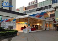 China Waterproof Aluminum Big House Shaped Tent 3m to 18m Width Outdoor Event Shelter for sale
