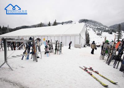 China Waterproof Outdoor Large Storage Tent White PVC Aluminum Alloy Frame 3m to 60m Width for sale