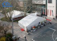 China Large PVC Aluminum Warehouse Tent 10-40m Span Industrial Storage Event Marquee for sale