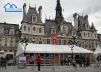 China Waterproof Outdoor Large Storage Tent White PVC Aluminum Alloy Frame 3m to 60m Width for sale