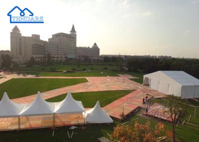 China Customized Size Aluminum Air Conditioner Sun Canopy Tent 3m to 12m Span for sale