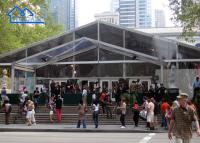China Steel Frame Marquee Tent 6m to 50m Span Waterproof Flame Retardant PVC for sale