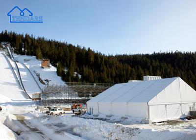 China Custom Aluminum Frame White Wedding Tent 30x30m Luxury Reception Tent 120km/h Wind Resistance for sale