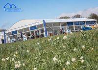China Custom Aluminum Curved Wedding Tent 3m-50m Clear Span Outdoor Reception Marquee for sale