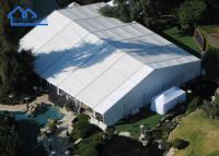 China Aluminum Frame Luxury Event Tent PVC Fabric Self Cleaning 5m Span 3m Eave Height Commercial Marquee for sale
