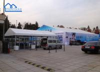 China Aluminum Frame Luxury Event Tent PVC Fabric Self Cleaning 5m Span 3m Eave Height Commercial Marquee for sale