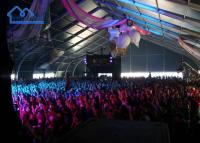 China 1500 People Custom Shape Party Tent Marquee Hire Clear Event Tent 100km/h Wind Load for sale