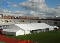 China Heavy Duty Commercial Marquee Tent 30-50m Clear Span with 120km/h Wind Load and Fire Retardant PVC Roof for sale