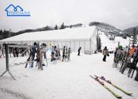 China Heavy Duty Commercial Marquee Tent 30-50m Clear Span with 120km/h Wind Load and Fire Retardant PVC Roof for sale