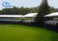 China Aluminum Outdoor Banquet Tent - Fireproof White PVC Cover, Custom Sizes 3m-60m, Wind Load 80-100km/h for sale