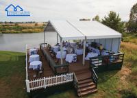 China Permanent Marquee Event Tent with PVC Windows - 6m to 50m Span Width, 100km/h Wind Load Capacity for sale