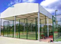 China Custom Large Aluminum Structure Outdoor Sports Tent Padel Court with Cover 75kg Snow Load for sale