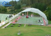 China Custom Big Mobile Polygon Arched PVC Indoor Badminton Sports Hall Tent 10m-60m for sale