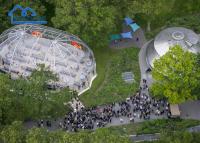 China Aluminum Alloy Sports Hall Tent with 850g/sqm PVC Cover - 75kg/sqm Snow Load & 100km/h Wind Resistance for sale