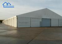 China 18m Clear Span Aluminum Warehouse Storage Tent with 4m Wall Height and Waterproof PVC Roof for Commercial Use for sale