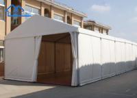 China 18m Clear Span Aluminum Warehouse Storage Tent with 4m Wall Height and Waterproof PVC Roof for Commercial Use for sale