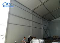 China Industrial PVC Aluminum Temporary Storage Tent Heavy Duty 80m Span Warehouse for sale