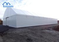 China Industrial PVC Aluminum Temporary Storage Tent Heavy Duty 80m Span Warehouse for sale