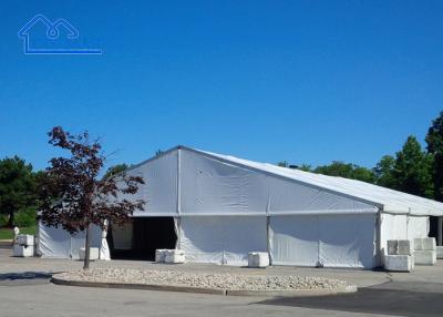 China Large Outdoor Warehouse Storage Tent 120x400x6mm Aluminum Frame Water Resistant CE Certified Industrial Shelter for sale
