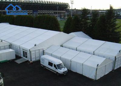 China Commercial Warehouse Storage Tent 60m Span Waterproof PVC Fabric 10 Year Warranty for Industrial Use for sale