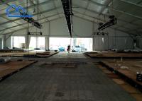 China Commercial Warehouse Storage Tent 60m Span Waterproof PVC Fabric 10 Year Warranty for Industrial Use for sale