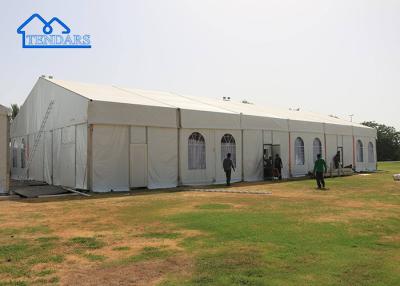 China 8x8m Heavy Duty Marquee Tent Reinforced Alloy Heavy Duty Anchors 850g/m² Heavy Fabric for Trade Exhibitions for sale