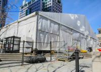 China Fire Retardant Commercial Marquee Tent 3-50m Width with 6061-T6 Aluminum Frame and 30+ Year Lifespan for sale