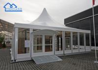 China White PVC Aluminum Frame Large Party High Peak Frame Pagoda Tent For Wedding, Party, Event And So On for sale