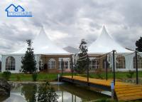 China Custom Modular High Peak Mixed Marquee Aluminum Alloy Pagoda Tent 10m Width for Festival for sale