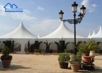 China Custom Modular High Peak Mixed Marquee Aluminum Alloy Pagoda Tent 10m Width for Festival for sale