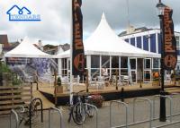 China White PVC Aluminum Frame Large Party High Peak Frame Pagoda Tent For Wedding, Party, Event And So On for sale