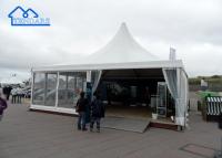China Waterproof High Wind Resistant Transparent Pagoda Party High Peak Tent Aluminum T6061 for sale