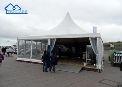 China Waterproof High Wind Resistant Transparent Pagoda Party High Peak Tent Aluminum T6061 for sale