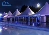 China Custom PVC Pagoda Marquee Tent with Glass Wall 850g/m² 6061/T6 Aluminum Frame for sale