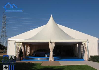 China Custom Modular High Peak Mixed Marquee Aluminum Alloy Pagoda Tent 10m Width for Festival for sale