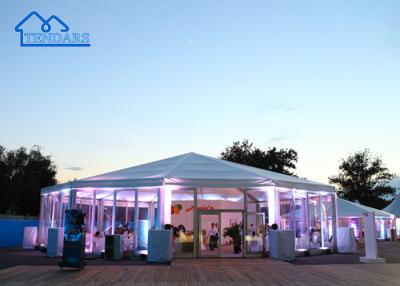 China Aluminum Frame Transparent Marquee Tent 3m to 40m Span for Party Wedding Event for sale