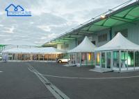 China Luxury Aluminum Glass Pagoda Tent 6x6m Easy Install for Parties Restaurant Booth for sale