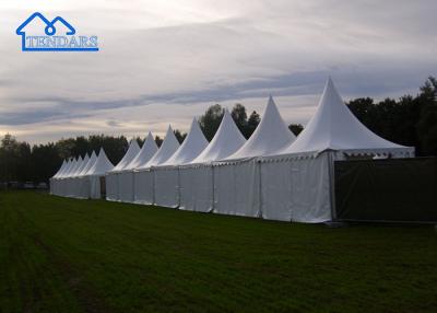 China Custom Waterproof Pagoda Exhibition White Canvas Tent 10x10m Aluminum Frame for sale