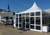 China Custom Fire Retardant UV Resistant Heavy Duty Aluminium Canopy Pagoda Party Tent 6m to 30m Span for sale