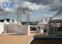 China Customized White PVC Waterproof Aluminium Pagoda Tent 3x3m to 6x6m Wedding Party for sale